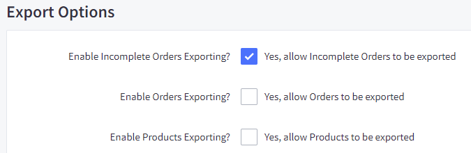 Importing and Exporting Orders